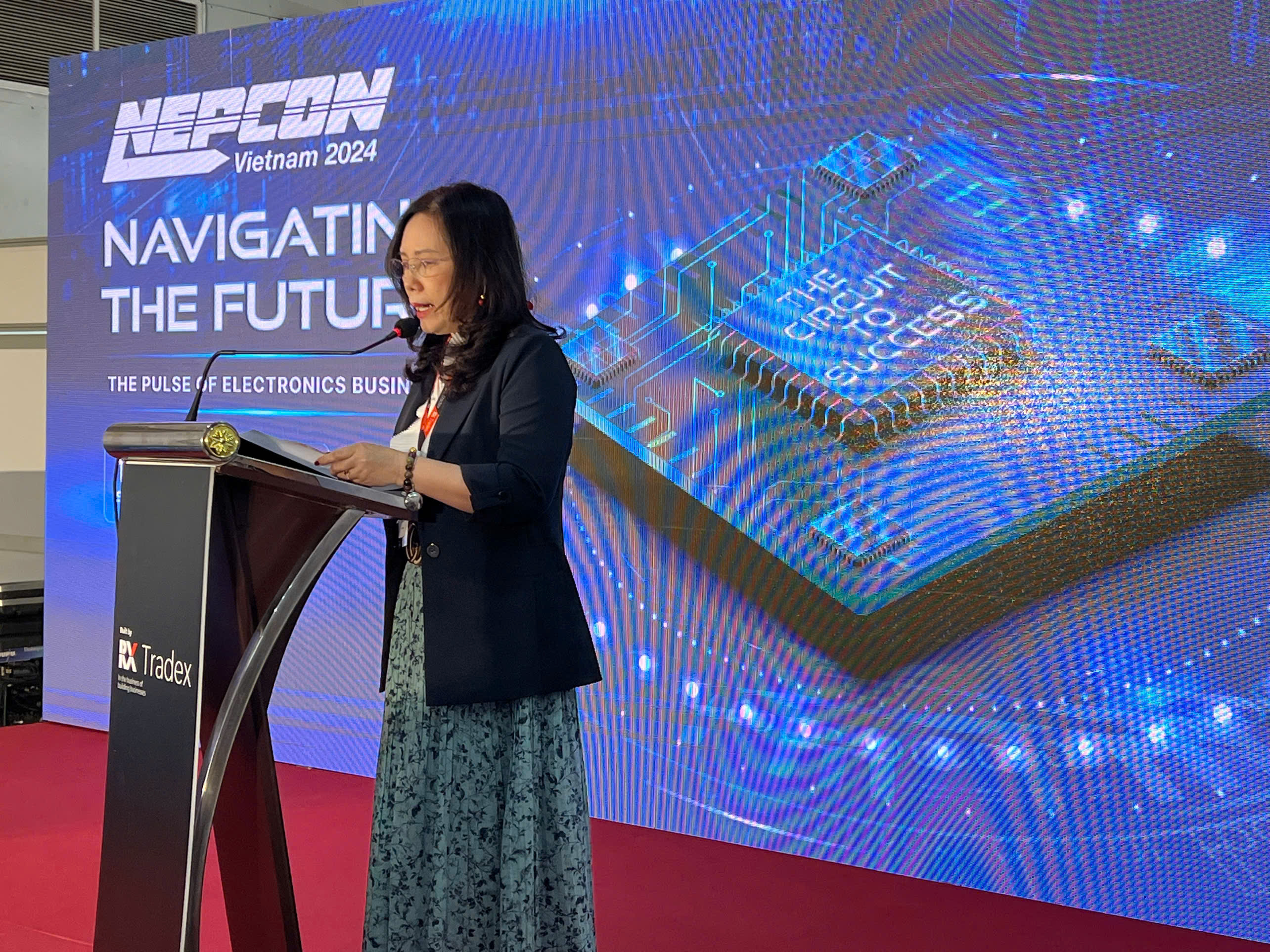 Triển lãm Điện tử Quốc tế - NEPCON Vietnam 2024 chính thức khai mạc